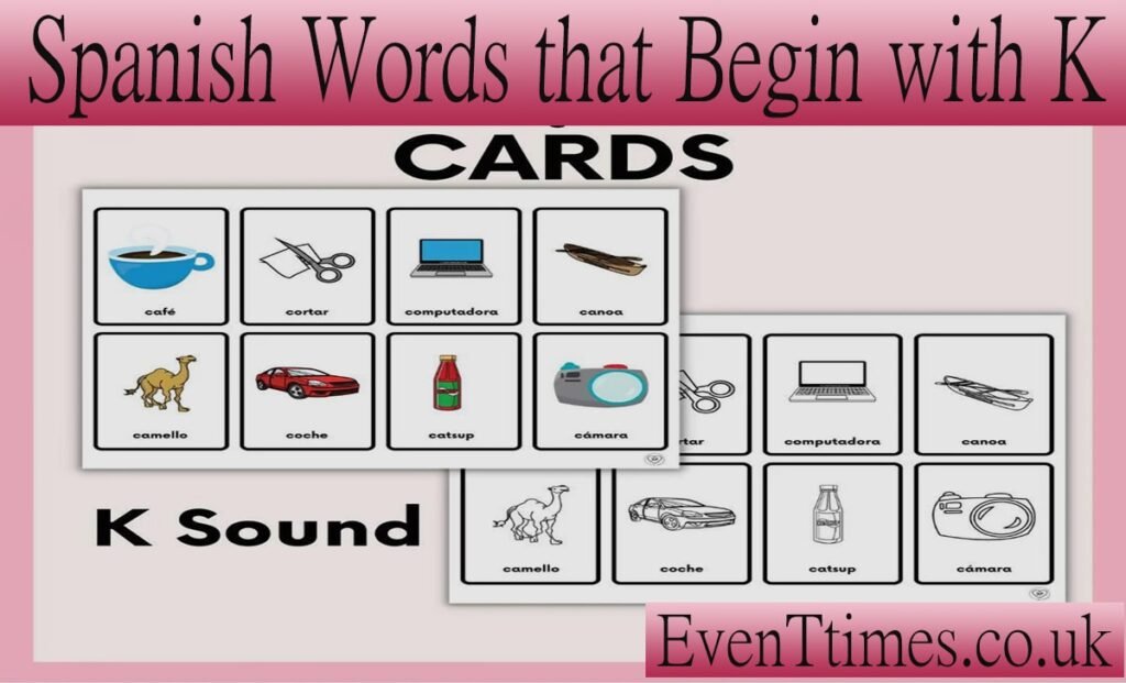 Exploring Spanish Words That Begin With K - Even Times